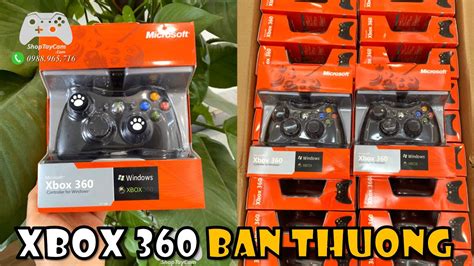 Tay Cầm Xbox 360 Controller Có Dây Loại Thường Bền Đẹp Tối Ưu Chơi Game