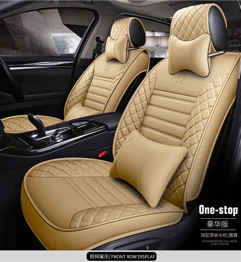 TO YOUR TASTE Auto Accessories Leather Car Seat Covers For BUICK
