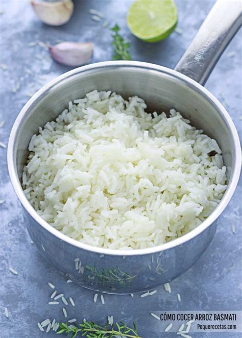 Cómo cocer ARROZ BASMATI perfecto receta FÁCIL PequeRecetas