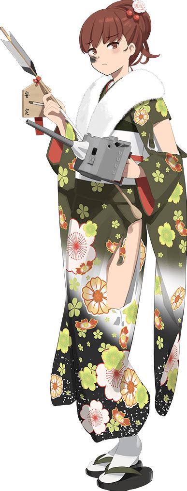 Shibafu Glock23 Ooi Kancolle Kantai Collection Official Art 1girl Arrow Projectile