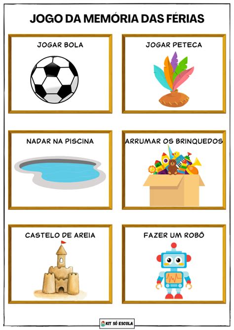 Jogos Da Mem Ria Para Imprimir E Colorir Cr Enviro