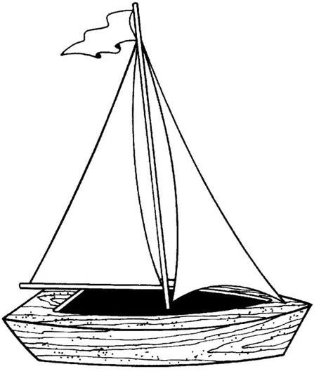 Printable Sailing Boat Coloring Page Free Printable Coloring Pages