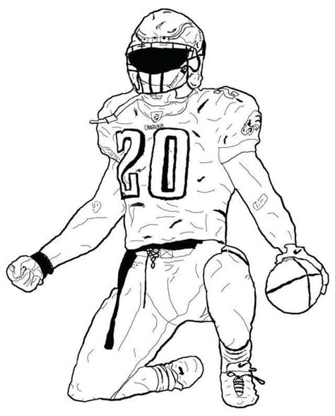 Desenhos De Futebol Americano Para Colorir Pintar E Imprimir