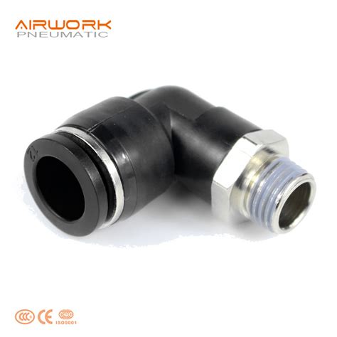 Pl One Touch Thread PVC Pipe Fittings 90 Degree 1 2 Plastic Elbow Tube