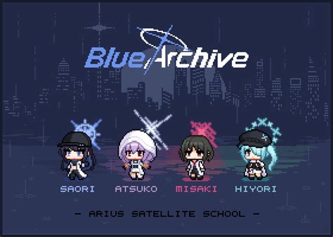 Saori Atsuko Misaki And Hiyori Blue Archive Drawn By Redforge