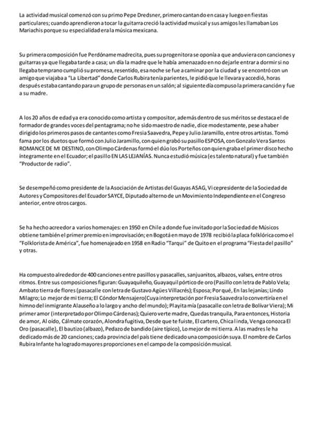 Canciones Y Compositores Ecuatorianos PDF