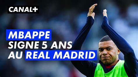 Le Real Madrid annonce la signature de Kylian Mbappé pour 5 ans en