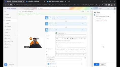 how to send email with attachment using power automate youtube