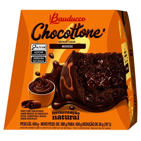 Chocottone Bauducco Maxi Mousse 450G Trimais