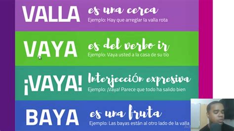 Interminable Descuento No Pagado Diferencia Entre Vaya Valla Y Baya