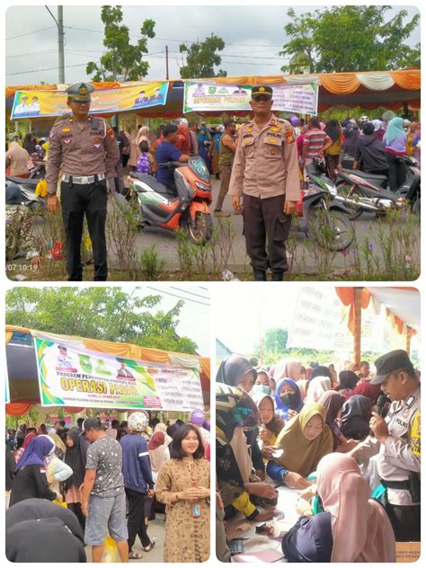 Disperindagsar Rokan Hilir Gelar Operasi Pasar Stand Pasar Murah Di