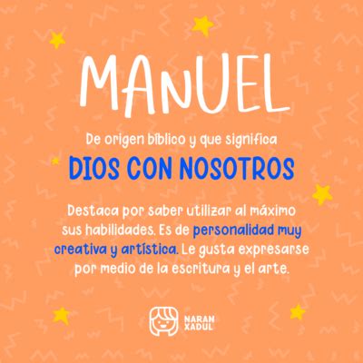 qué significa el nombre de manuel CONADEIP