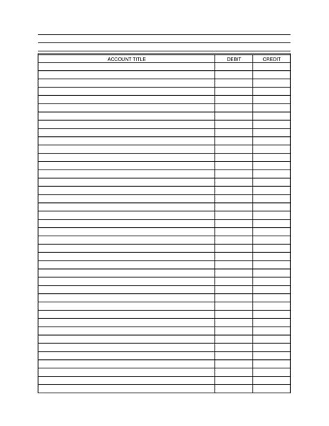The Blank Trial Balance Sheet Design Is A Very Useful Tool In