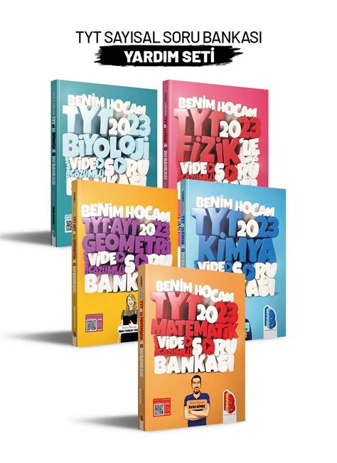 TYT Sayısal Soru Bankası Yardım Seti Benim Hocam Yayınları