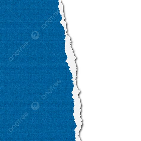 Papel Rasgado Creativo De Color Azul PNG Papel Rasgado Papel Azul