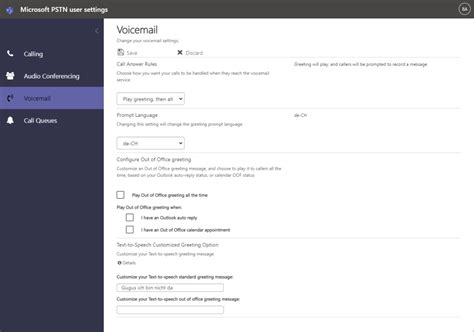 Microsoft Teams Voicemail Settings For Users And Admins Icewolf Blog