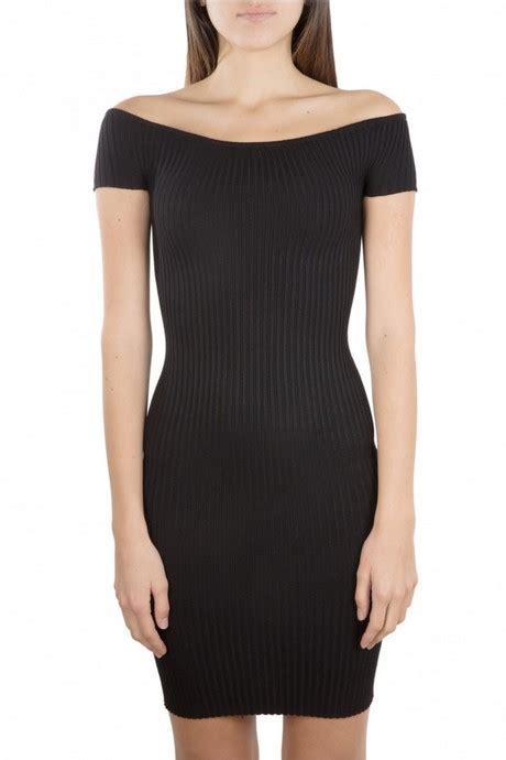 Vestido Negro Cuello Barco