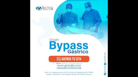 Bypass gástrico Laparoscópico Gmediq Quito Ecuador YouTube