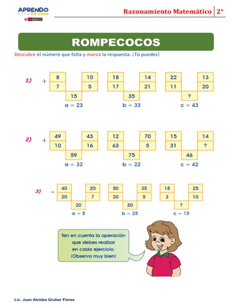 Rompecocos 2 Primaria