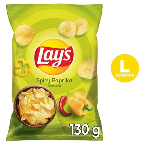 Lay S Chipsy Ziemniaczane O Smaku Pikantnej Papryki 130 G Zakupy