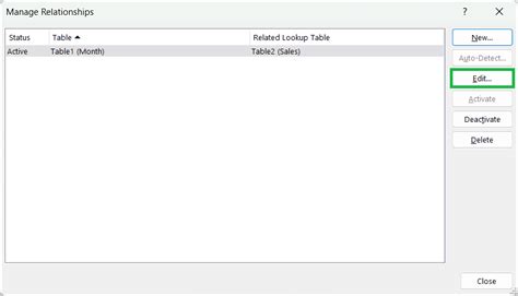 How To Create A Relationship Between Tables In Excel