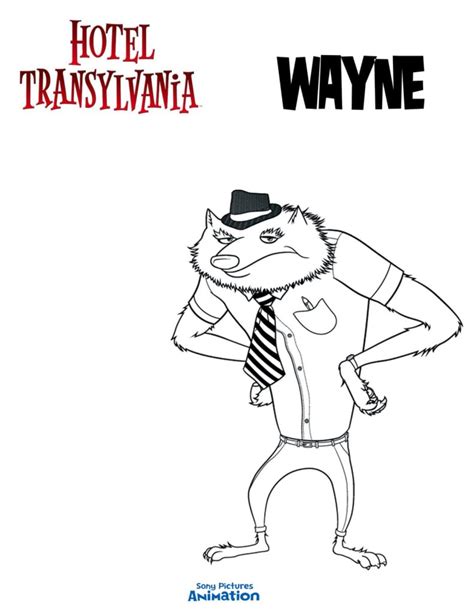Desenhos do Hotel Transilvânia para colorir Wonder day