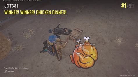 JOT381 PUBG 121022 MIRAMAR 4 KILLS 595th SOLO WIN 1 99 CHICKEN DINNER
