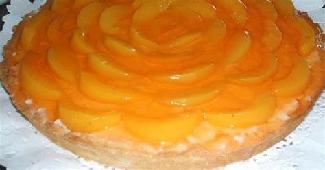 Tarta De Durazno Con Crema Pastelera Recetas Caseras Cookpad