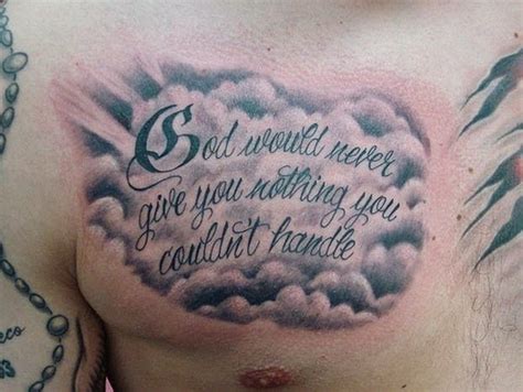 Chest Quote Tattoos Designs Ideas And Meaning Tattoos For You