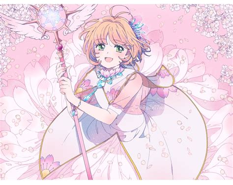 Kinomoto Sakura Cardcaptor Sakura And 1 More Drawn By Rii2a77ru