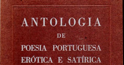 Terra Fria Livros Antologia de Poesia Portuguesa Erótica e Satírica