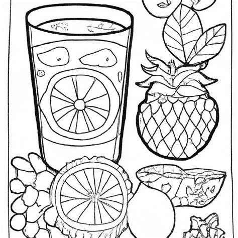 Surpreenda Seu Filho Desenho Do Suco Para Colorir Em Casa