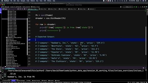 csv module csv dictreader and csv dictwriter youtube