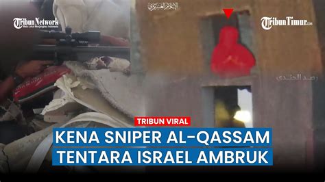 Detik Detik Sniper Brigade Al Qassam Tembak Mati Tentara Israel Saat