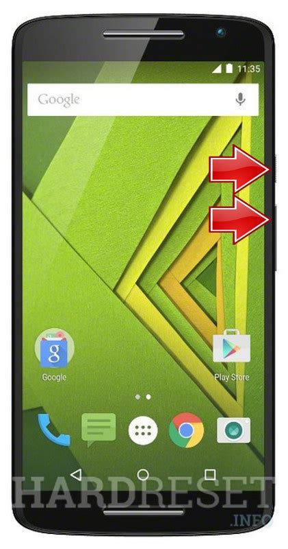 How To Do A Hard Reset On MOTOROLA Moto X Play XT1562 HardReset Info