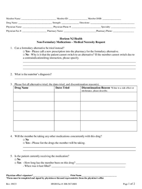 Fillable Online Non Formulary Auth Form Fax Email Print PdfFiller
