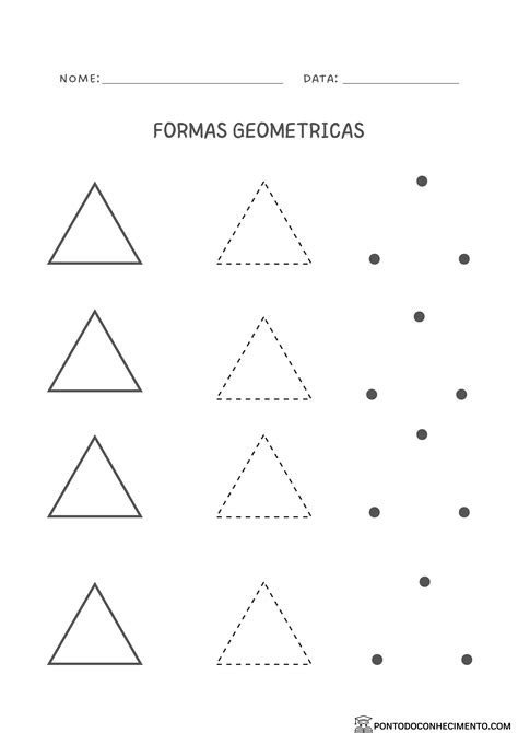 Atividades Formas Geom Tricas Educa O Infantil Ponto Do Conhecimento