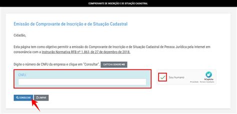 Como emitir cartão de CNPJ do MEI pelo site da Receita Federal