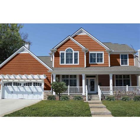 Grayne Red Cedar Vinyl Shingle Siding 1 Square 7 5in 451 Aged