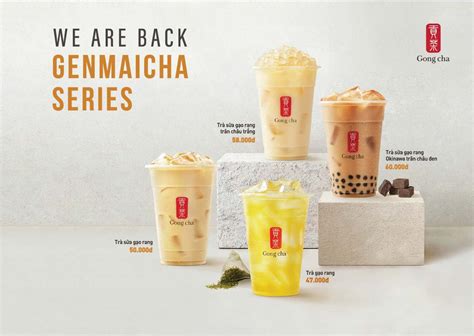 Tiếng Việt Genmaicha đã quay trở lại 2022 Gong cha Vietnam