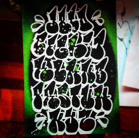 Abecedario En Graffiti Con Todas Las Letras Graffiti