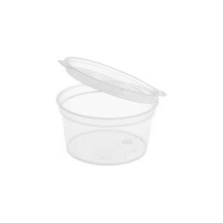 Salseras Con Tapa Bisagra PP 30 Ml Pack 50 Uds