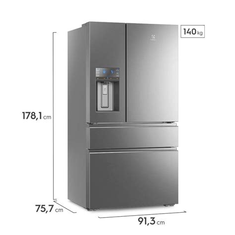Geladeira Frost Free Electrolux 540 Litros 3 Portas Inverse Inverter