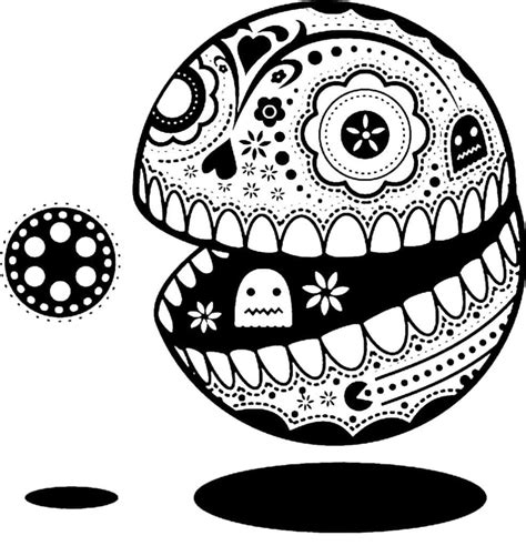 Coloring Pages Pac Man Dennyselena