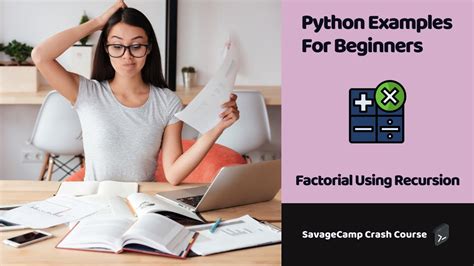 python factorial using recursion python beginner tutorials youtube