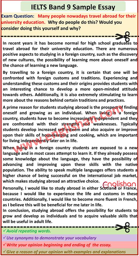 Ielts General Writing Task 1 Sample Answer Band 9 Pdf