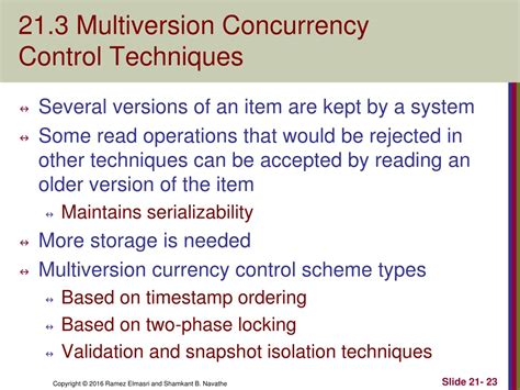 ppt chapter 21 concurrency control techniques powerpoint presentation id 8763139