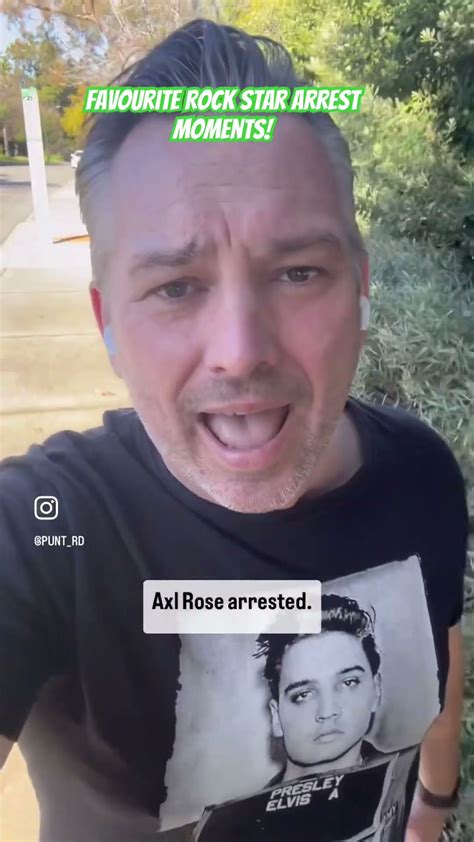 Favourite Rock Star Arrest Moments Celebrity Rockstar Rock Music