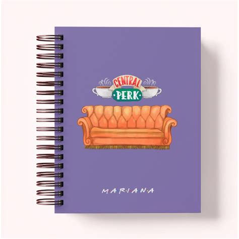 Caderno Friends Pauta Seu Nome Na Capa Shopee Brasil