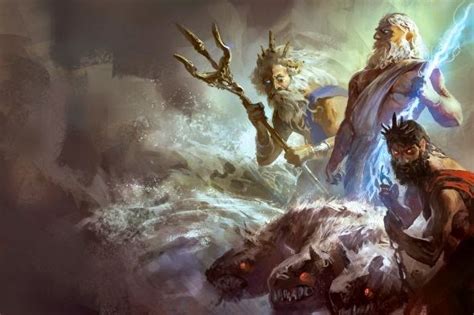 Zeus Poseidon Hades Poseidon Greek Mythology Zeus And Hades Greek